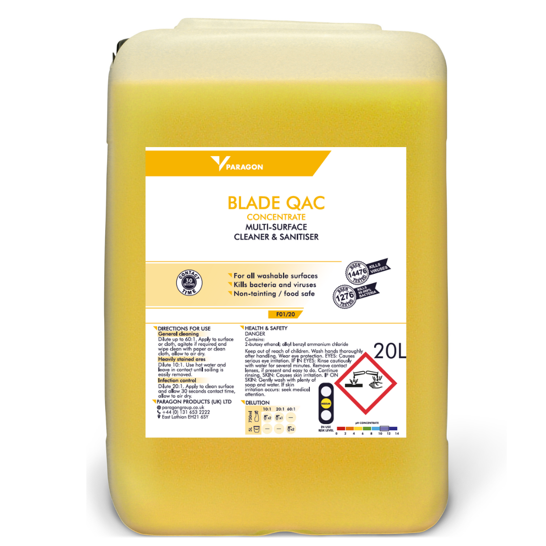 Blade QAC - Food safe, multi-task cleaner & disinfectant (20L)